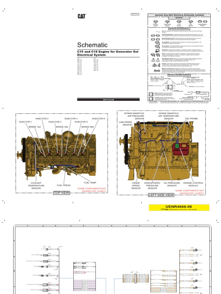 CATERPILLAR C18 Engine A4e4v2 Ecm | PDF | Switch | Electrical Connector