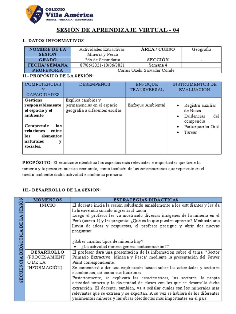 Actividades Extractivas | PDF | Minería | Maestros