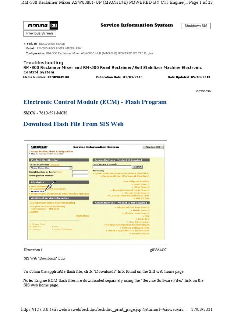 Caterpillar Cat Webpgi RM500 | PDF | Computer File | Icon (Computing)