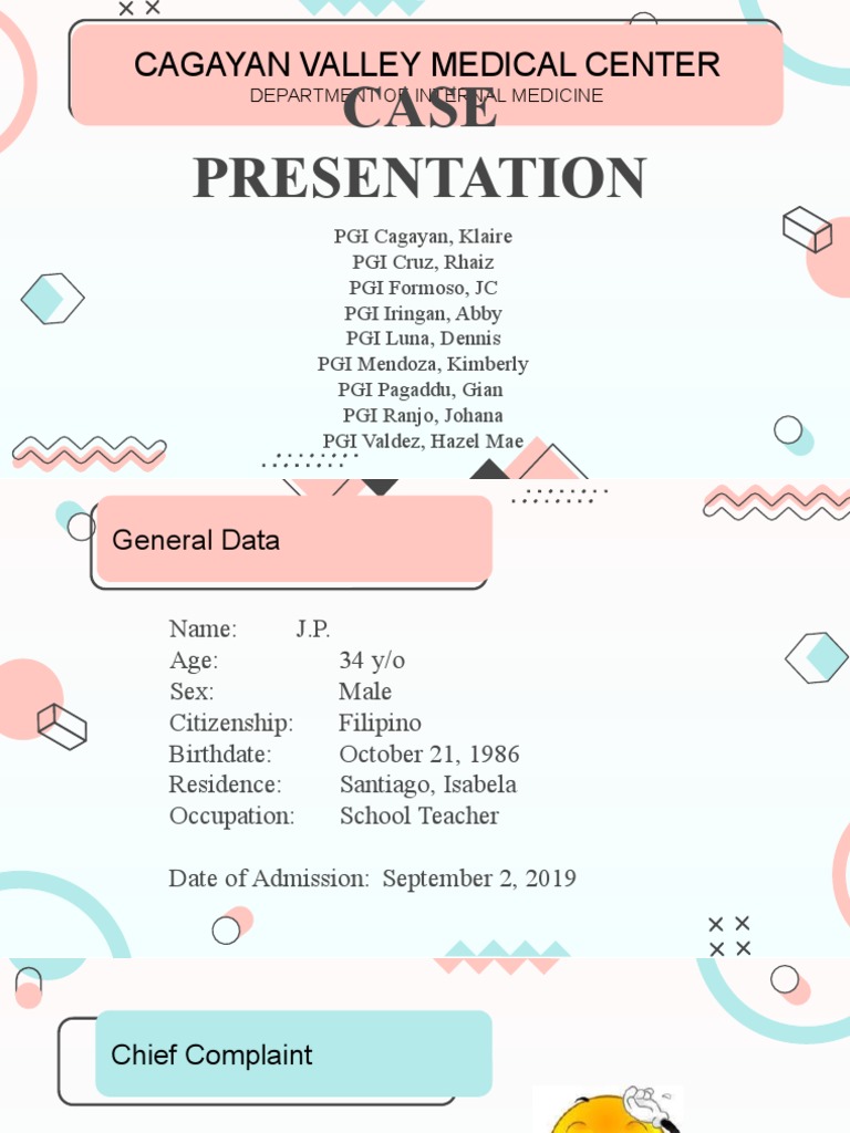 Case Presentation: Cagayan Valley Medical Center | PDF | White Blood ...