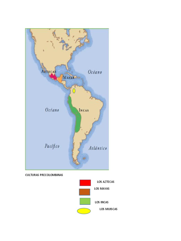 Mapa de Culturas Precolombina1 | PDF