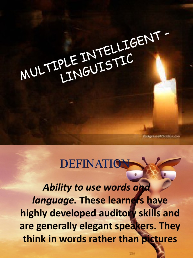 Linguistic Intelligence Overview | PDF