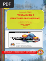 Visual Basic Question & Answers | PDF | Data Type | Subroutine