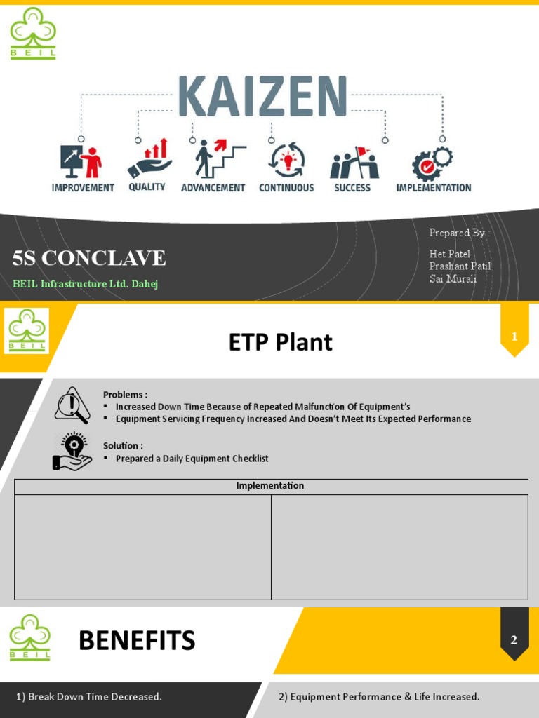 Kaizen | PDF | Waste | Human Impact On The Environment