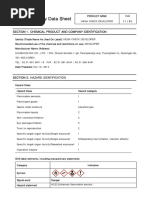Safety Data Sheet - Benzene (BI) | PDF | Toxicity | Dangerous Goods