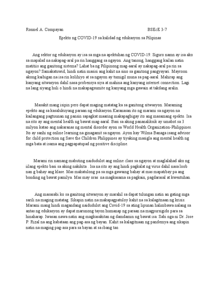 Sanaysay | PDF