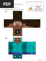Papercraft Steve | PDF