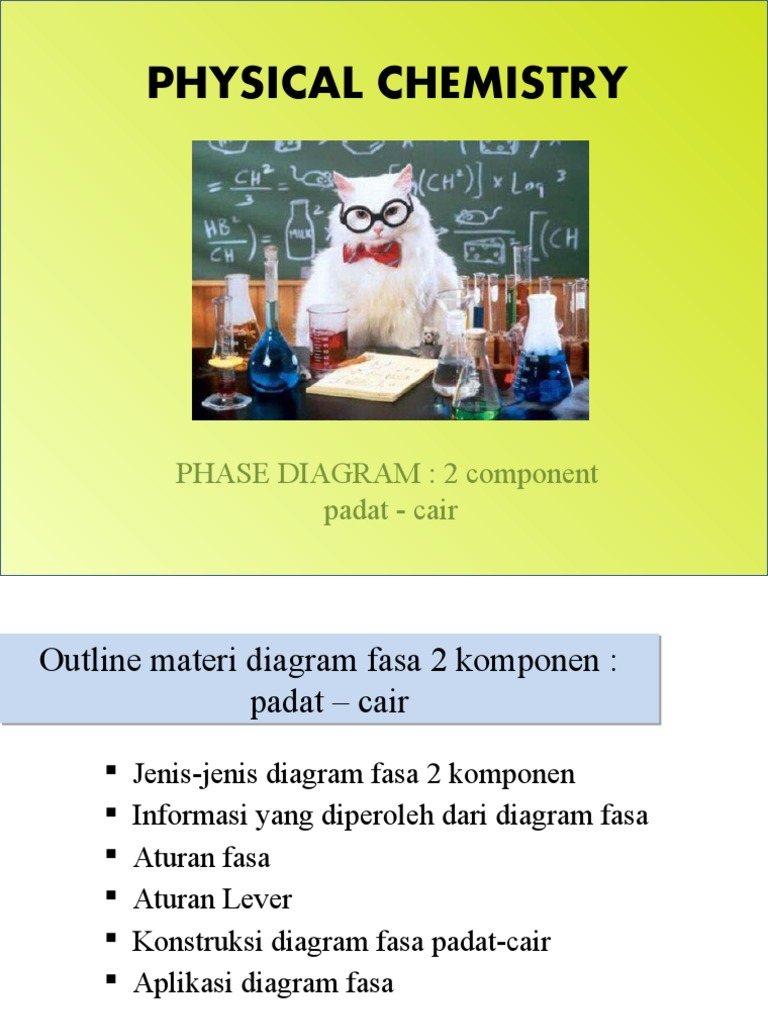PHYSICAL CHEMISTRY - Phase Diagram 2 Component Solid-Liquid (For Student) | PDF | Solubility ...