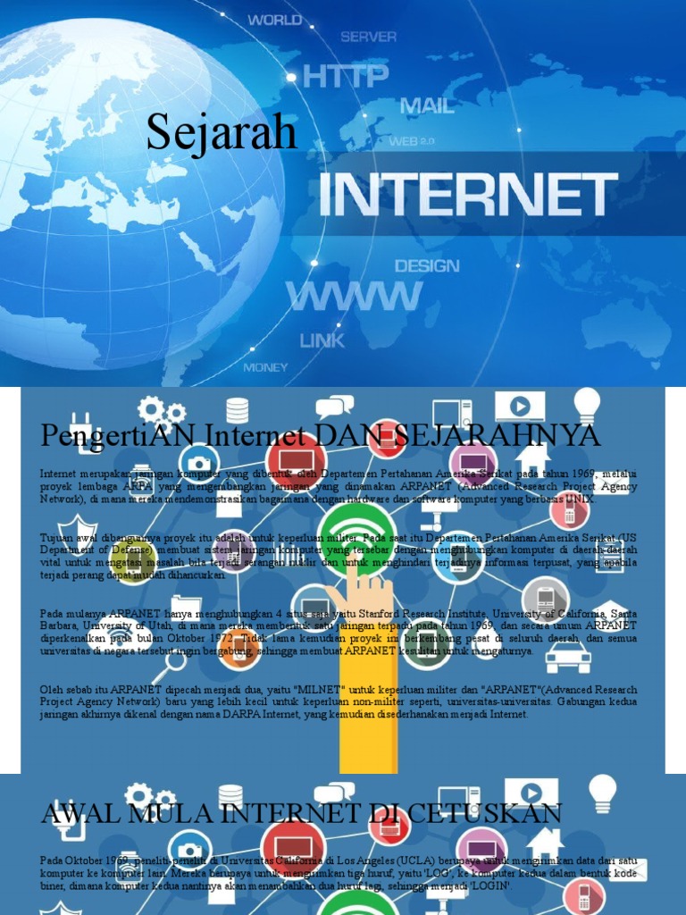 Sejarah Awal Mula Internet ARPANET | PDF