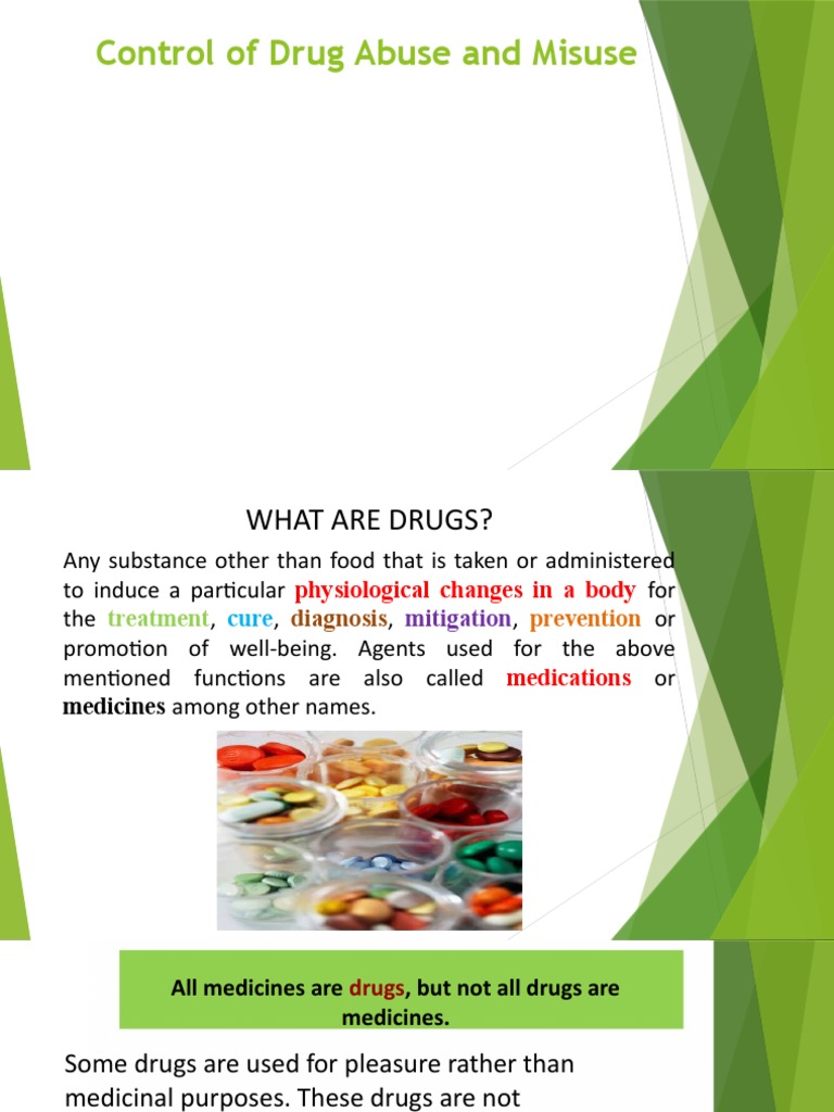 Control and Prevention of Drug Misuse | PDF | Substance Abuse | Drugs
