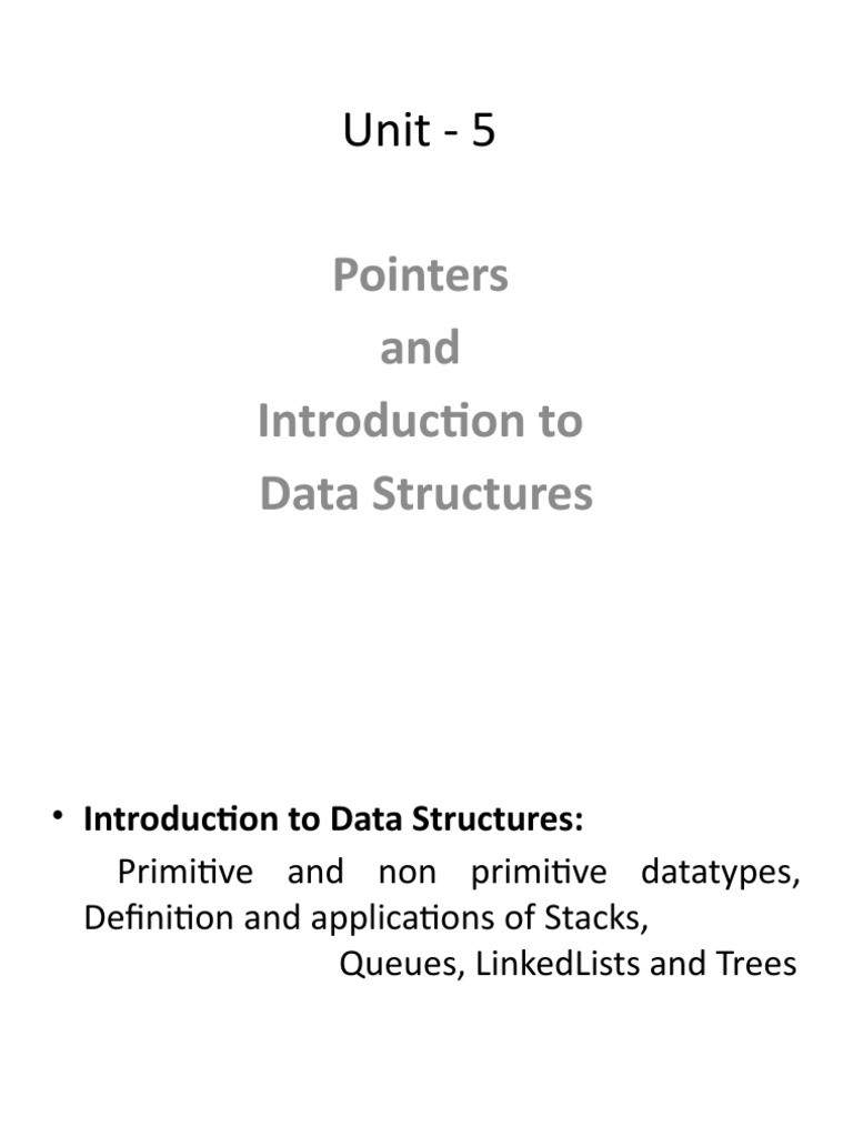 Module 5 - PCD - Data Structure | PDF | Queue (Abstract Data Type ...