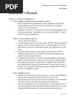 Covert vs Clandestine: Definitions for Congress | PDF