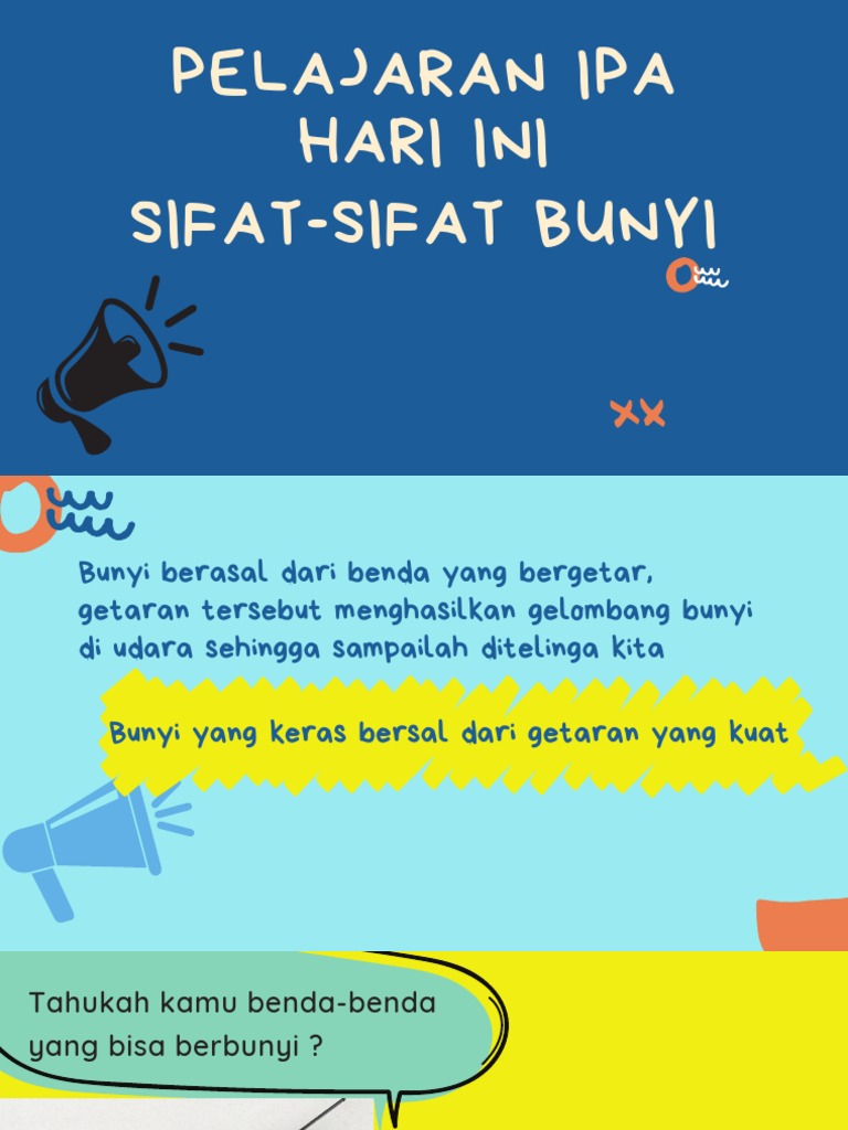 Sifat-Sifat Bunyi | PDF