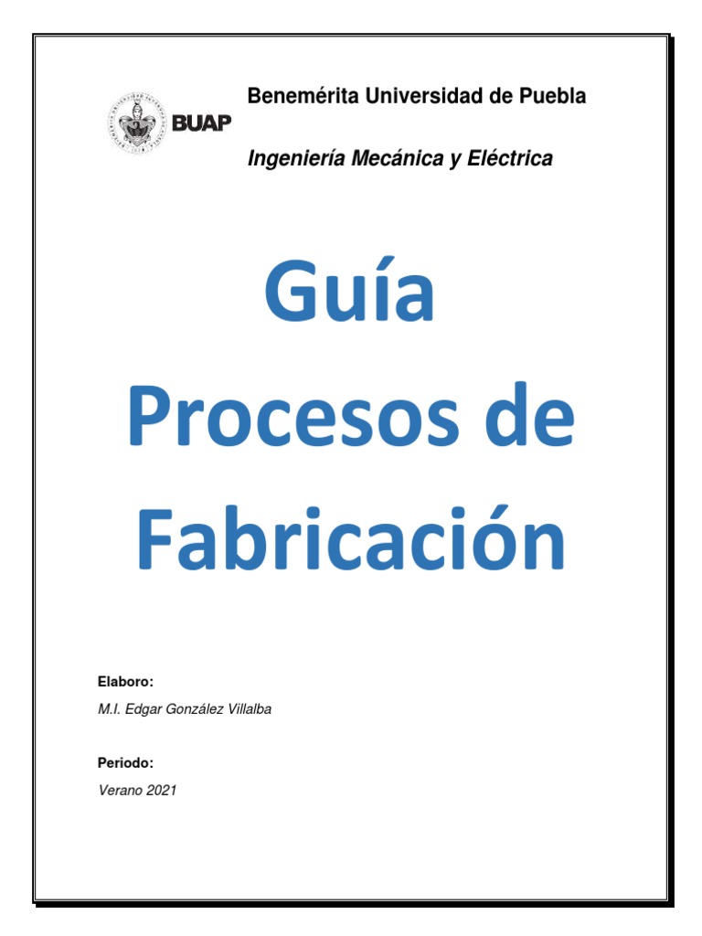 Guia Procesos de Manufactura | PDF | Tratamiento a base de calor | Acero