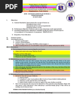 Cot-Health 6 q3 Lesson Plan | PDF | Literacy | Cognition