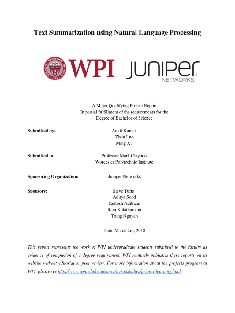 Text Summarization | PDF | Artificial Neural Network | Deep Learning