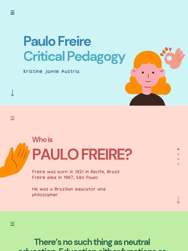 Paulo Freire's Critical Pedagogy | PDF