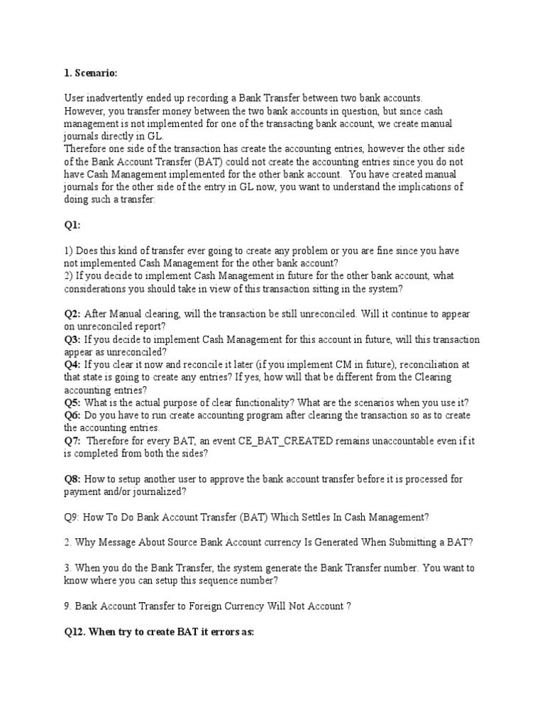 CM FAQ's Oracle Note | PDF | Exchange Rate | Banks