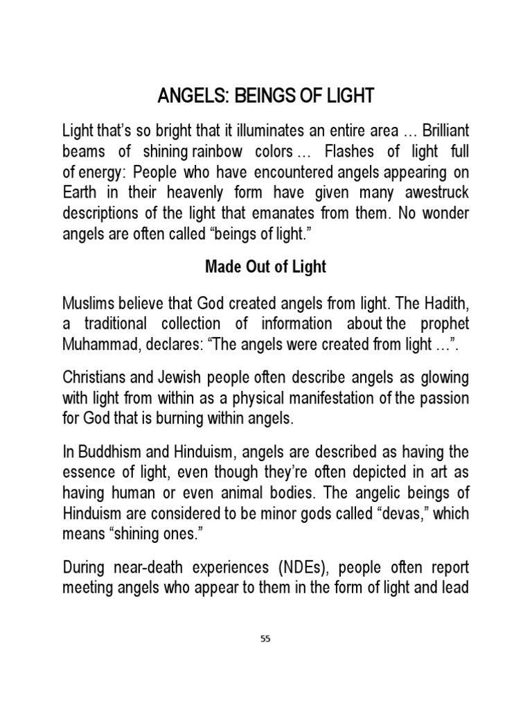 Angels: Beings of Light and the Signs They Leave to Communicate Their ...