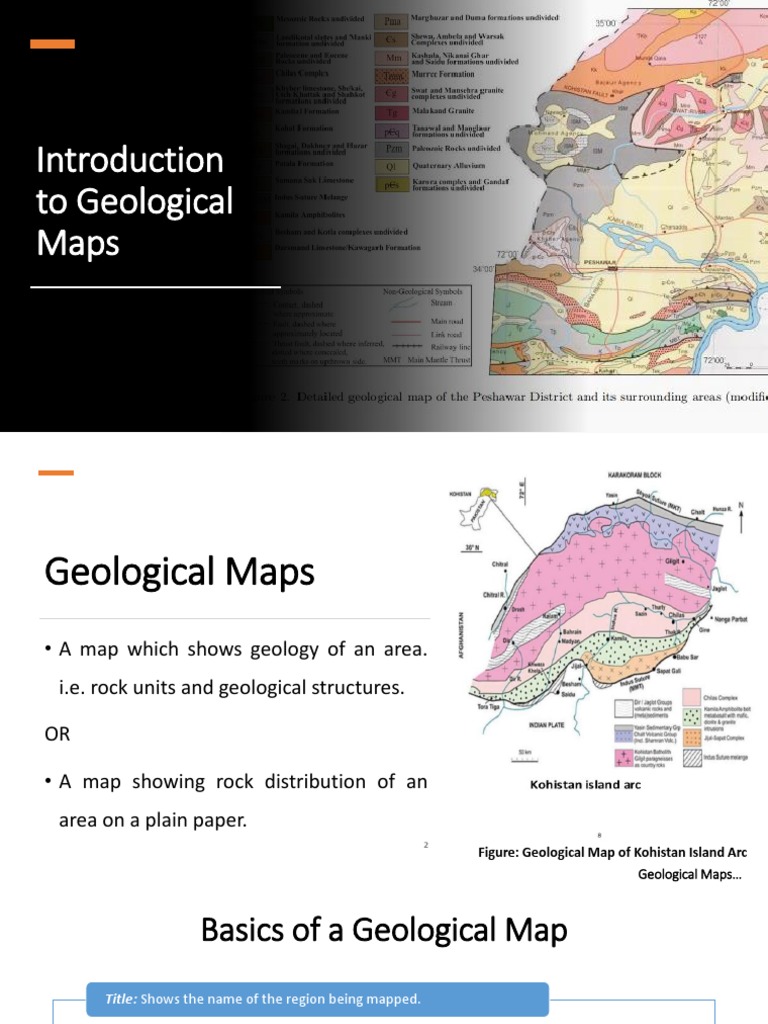 Introduction To Geological Maps | PDF | Geology | Map