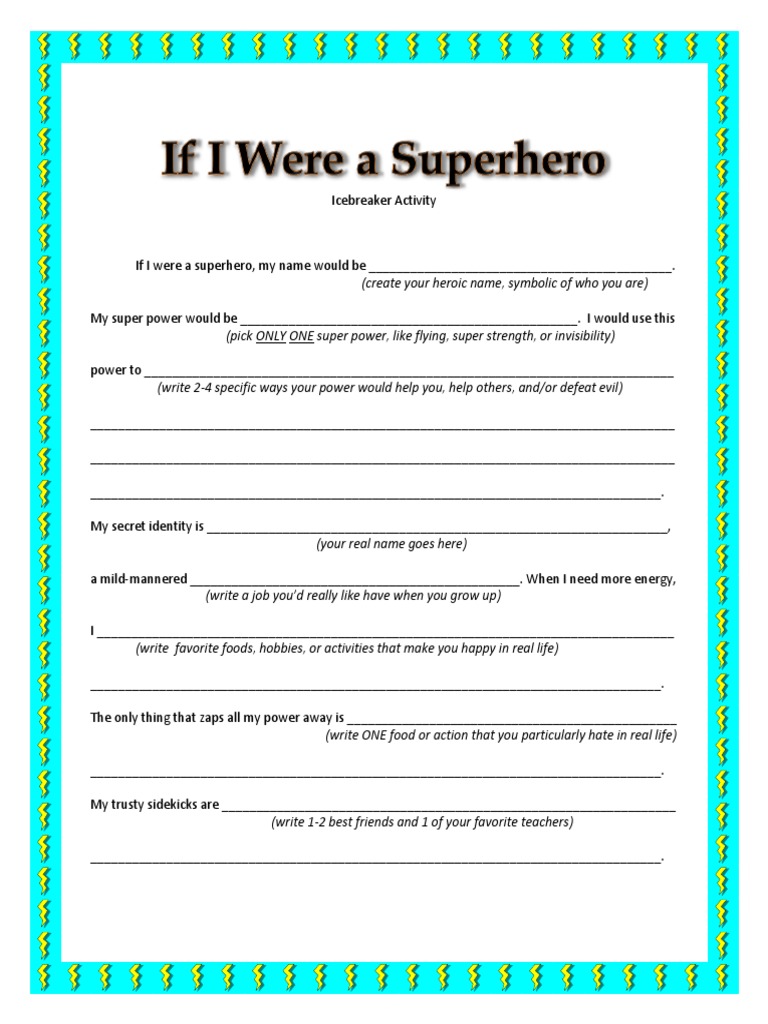 If I Were A Superhero | PDF | Language Arts & Discipline