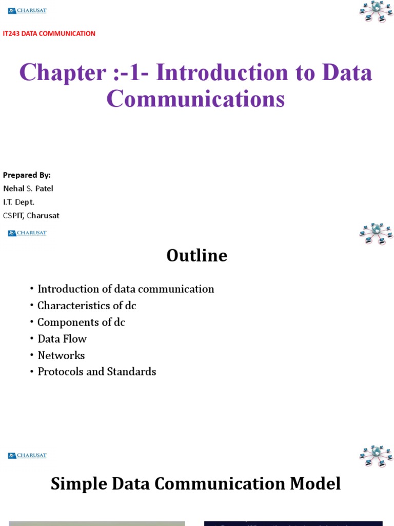 Chapter-1 Introduction To Data Communications | PDF | Computer Network ...