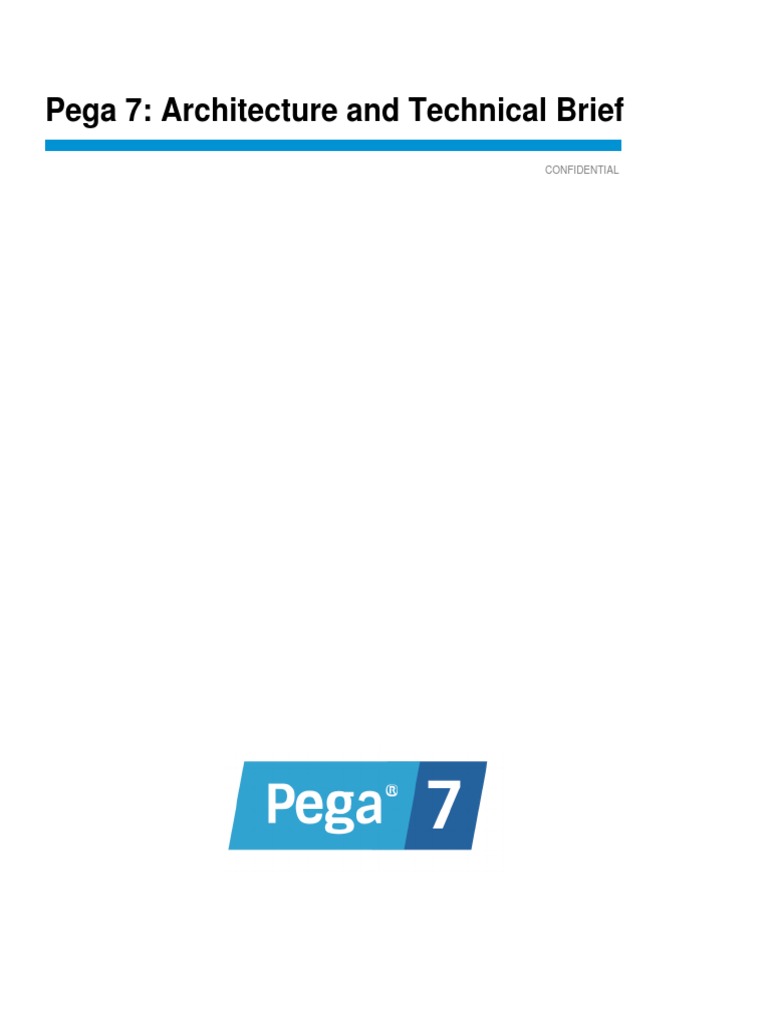 Pega 7 - Architecture and Technical Brief | PDF | Cloud Computing ...