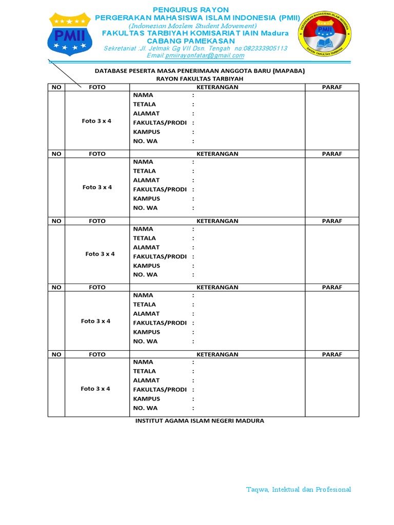 Data Base Mapaba-Iv | PDF