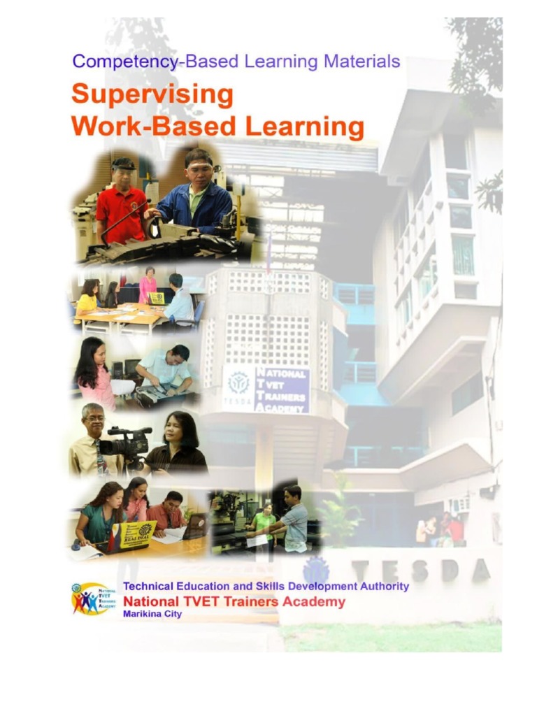 Supervising Work-Based Learning Guide | PDF | Vocational Education | Apprenticeship