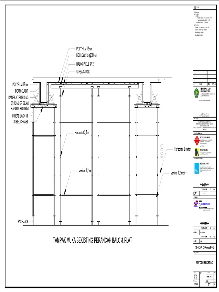 #Shop Draw Bekisting-Layout1.pdf 1 | PDF
