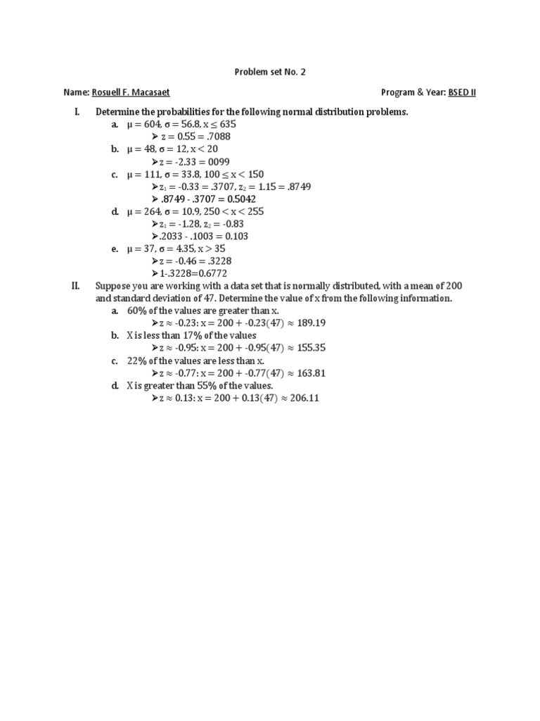 Problem Set No 2 Finals | PDF | Science & Mathematics | Computers