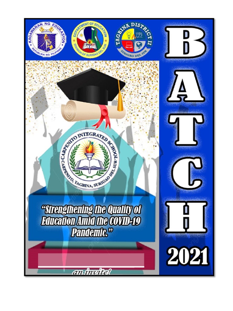 SDS Message On The Graduation Ceremonies For School Year 2020-2021 | PDF
