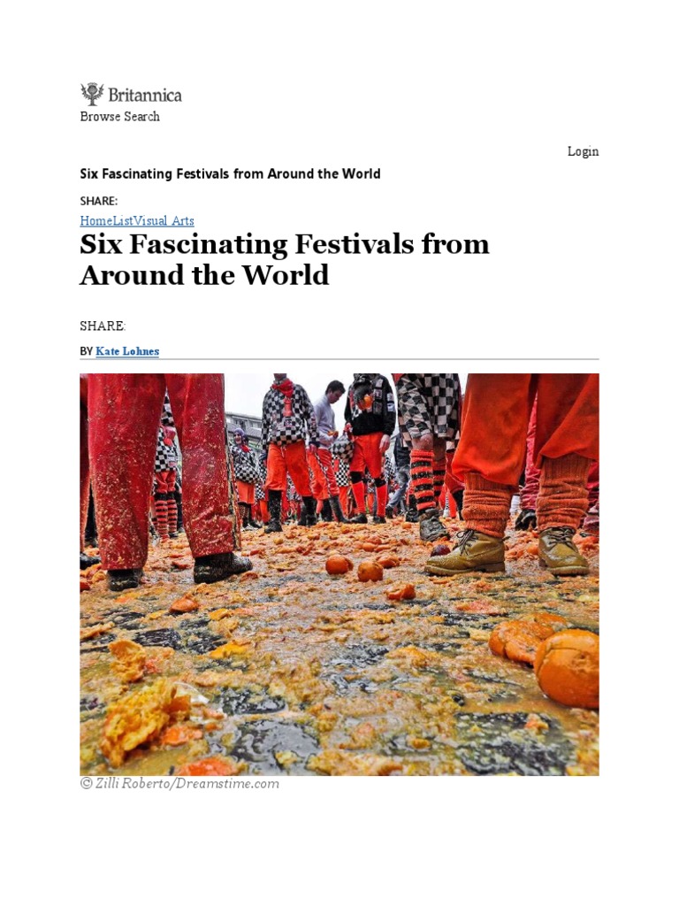 6 Festivals Around The World | PDF
