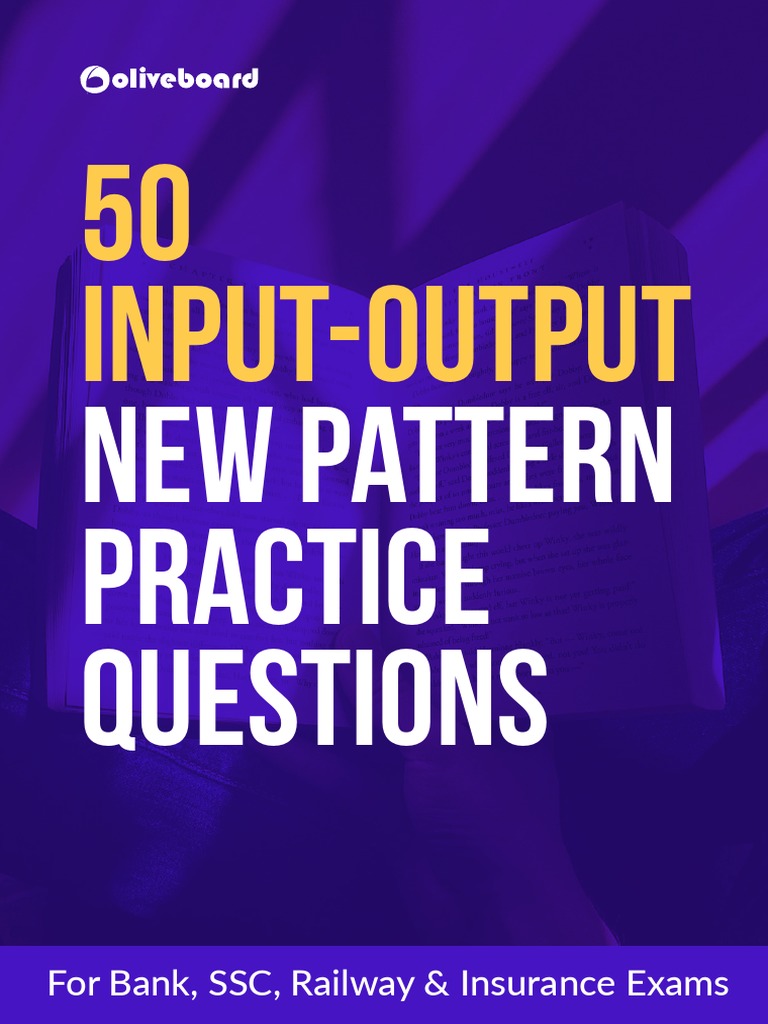50 Input Output Practice Questions 1606810110009 OB | PDF | Input–Output Model | Multiplication