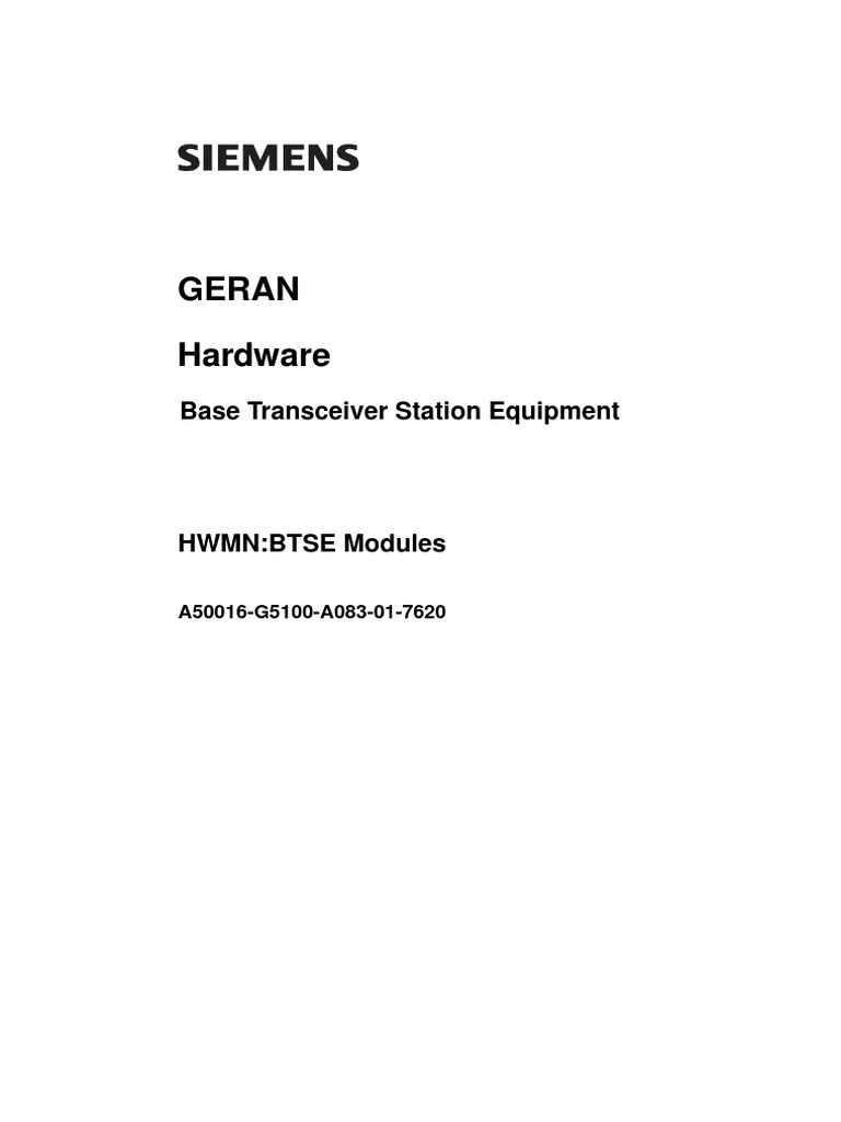 Siemens Hardware | PDF | Electrical Connector | Power Supply