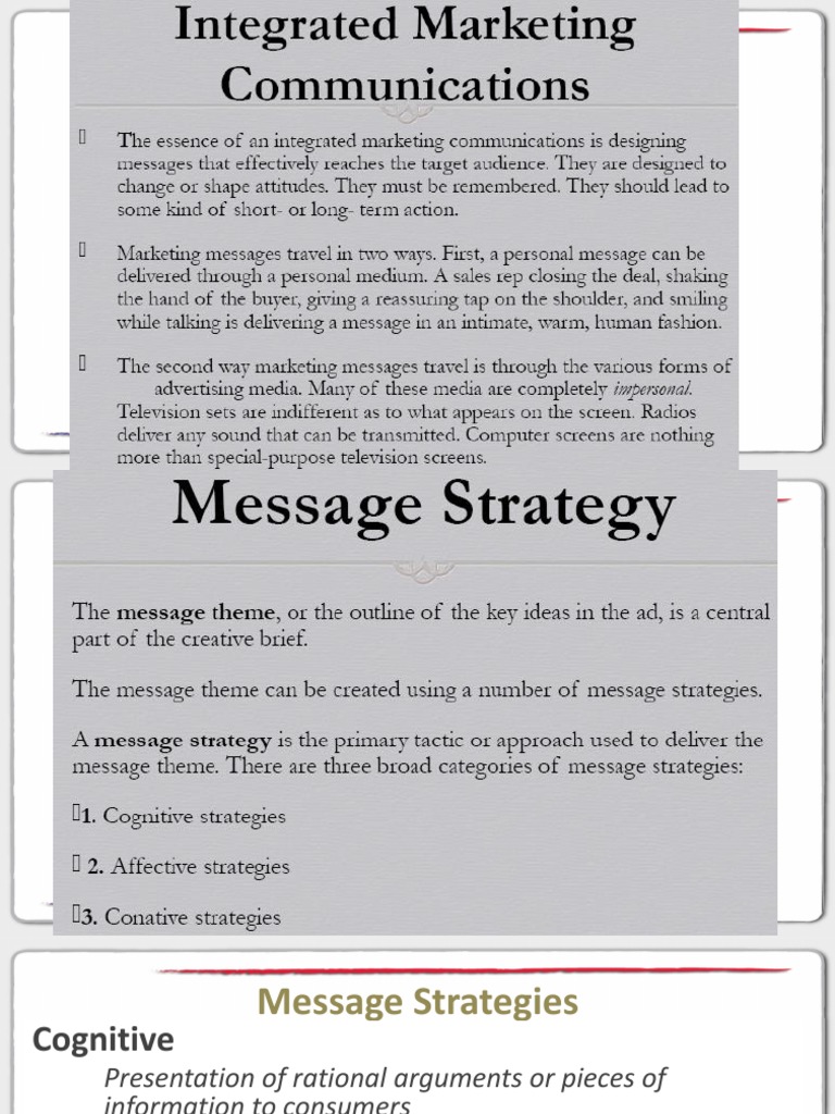 Message Strategy PDF | PDF | Advertising | Marketing