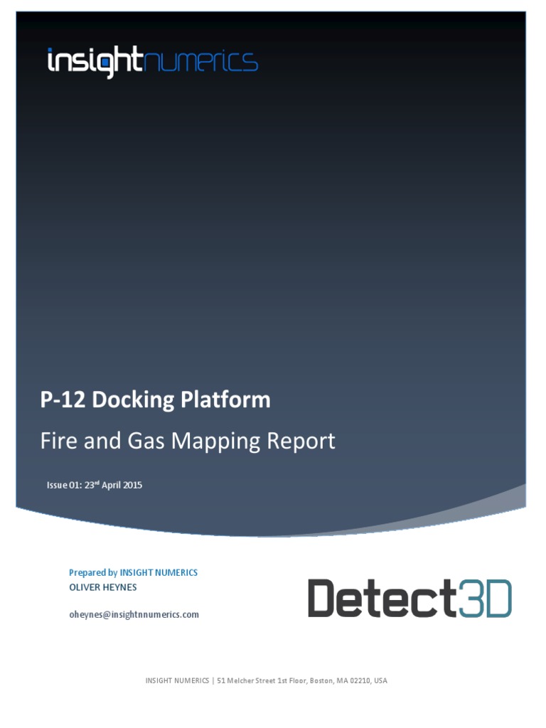 Fire and Gas Mapping Report for P-12 | PDF | Sensor | Computer Aided Design