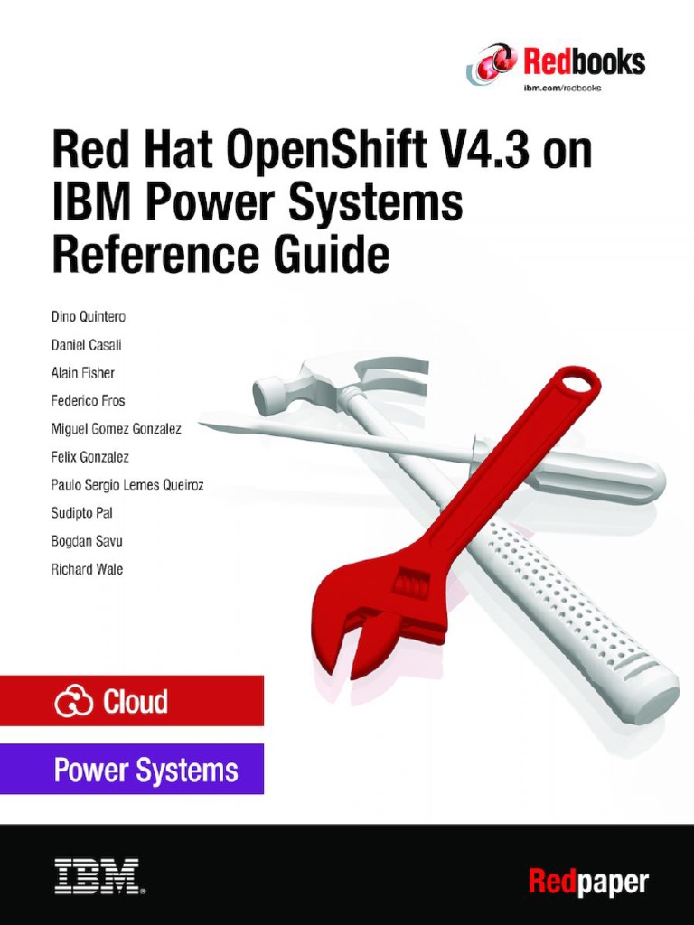 IBMRedbooks - Red Hat OpenShift V4.3 On IBM Power Systems Reference ...