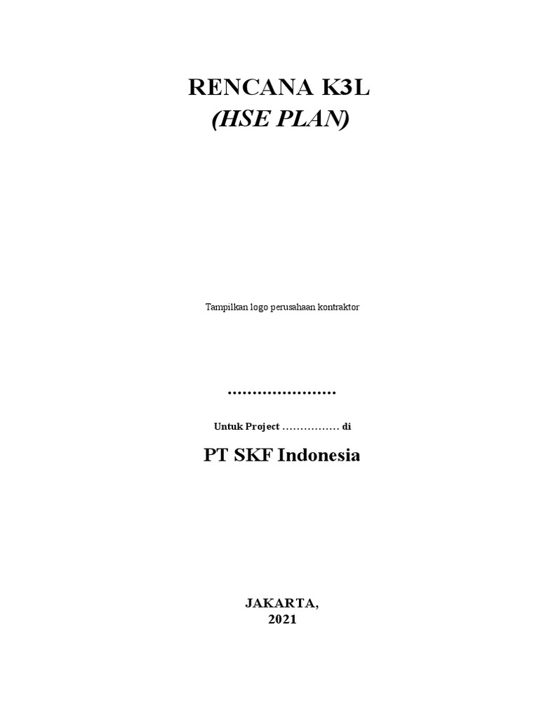 Rencana K3L | PDF