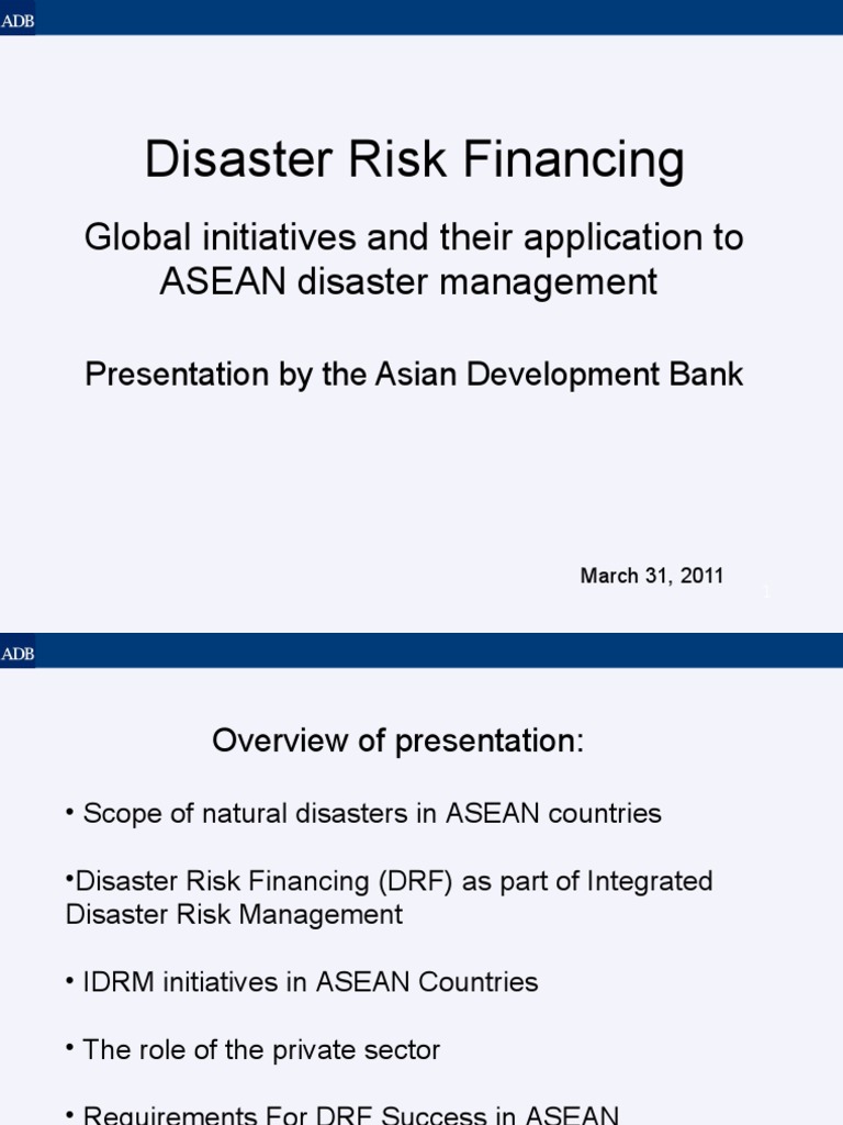 Accountability In Disaster Risk Financing – YLEAV