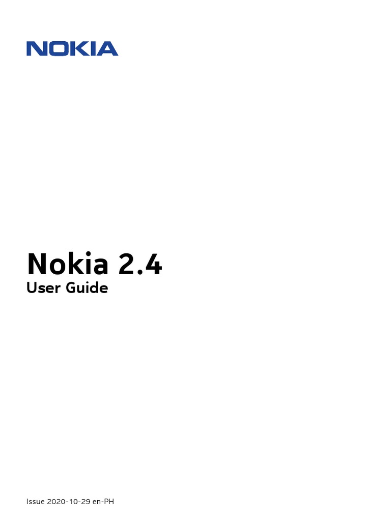 User Guide Nokia 2 4 User Guide | PDF | Bluetooth | Wi Fi
