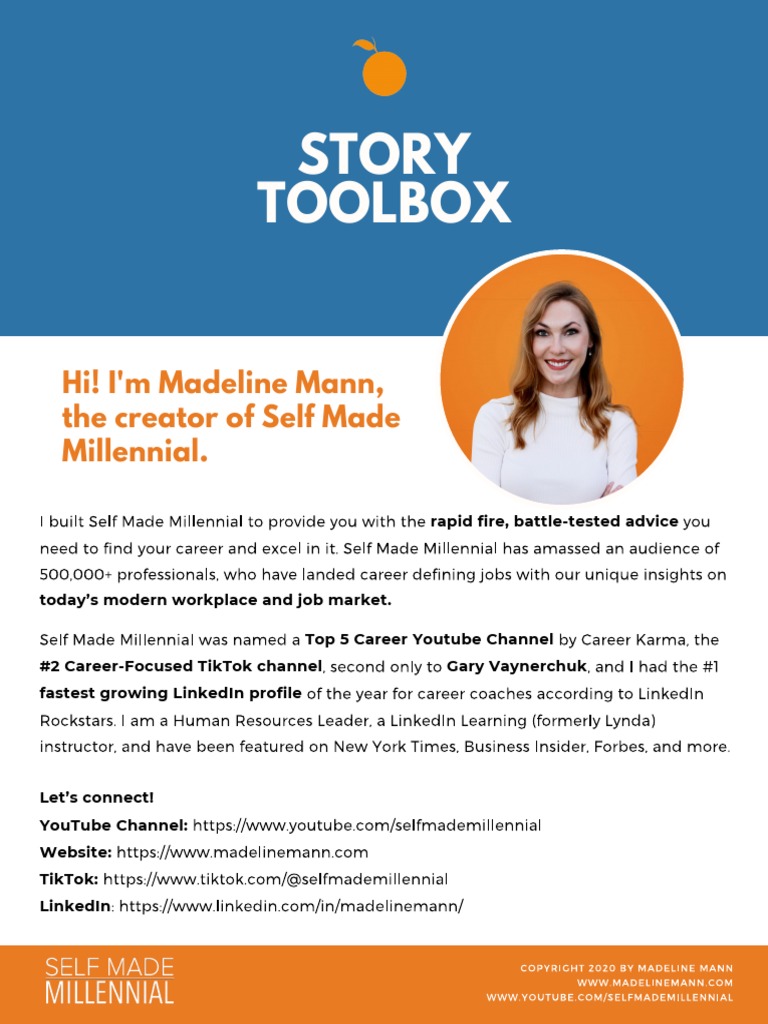 Story Toolbox - Self Made Millennial | PDF | Psychology | Human Nature