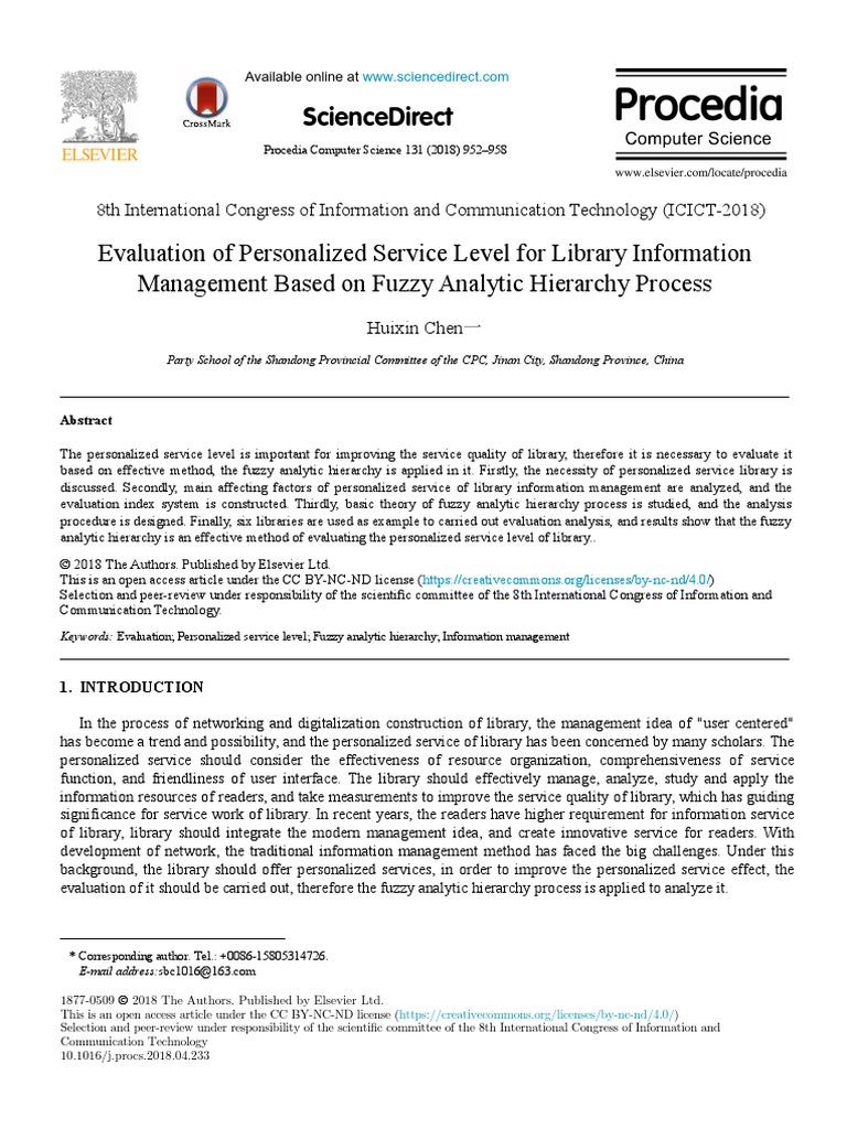 PH D Paper | PDF | Libraries | Information