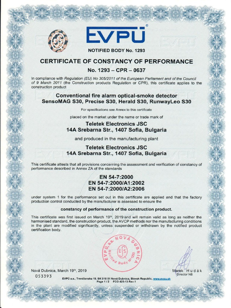 1293 CPR 0637 - SensoMAG S30 | PDF