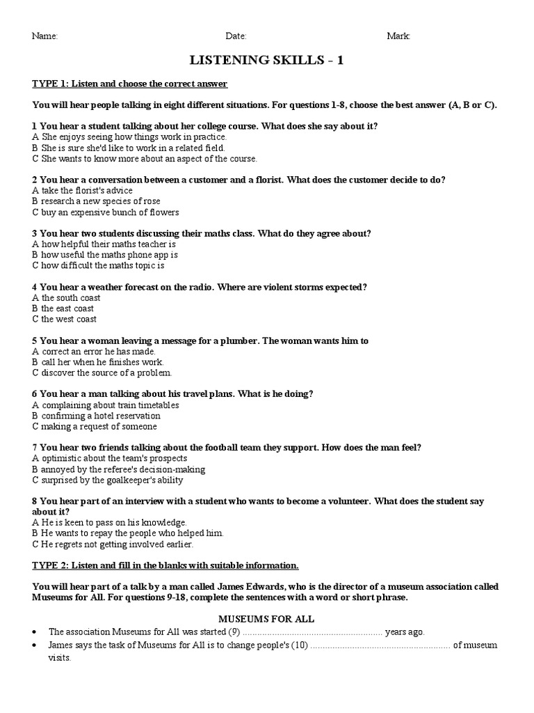 Maximizing Access to Knowledge: Titles for Listening Comprehension ...