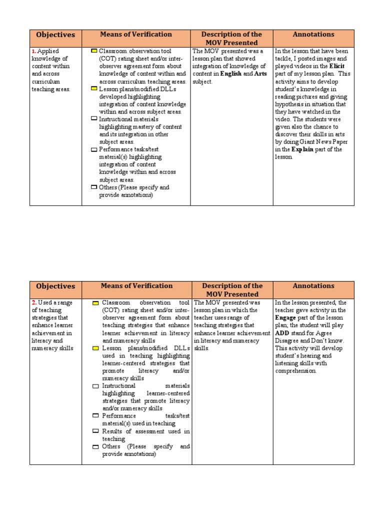 Annotation Second Grading 2019-2020 | PDF | Lesson Plan | Educational ...