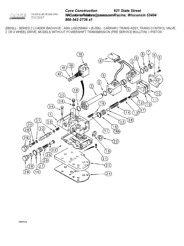 Carraro Trans Assy, Trans Control Valve, 2 or 4 Wheel Drive, Models ...
