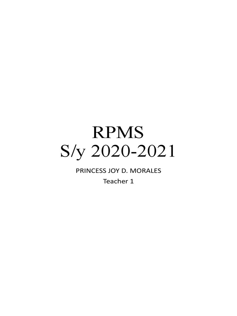 Template Rpms Latest | PDF | Educational Technology | Learning