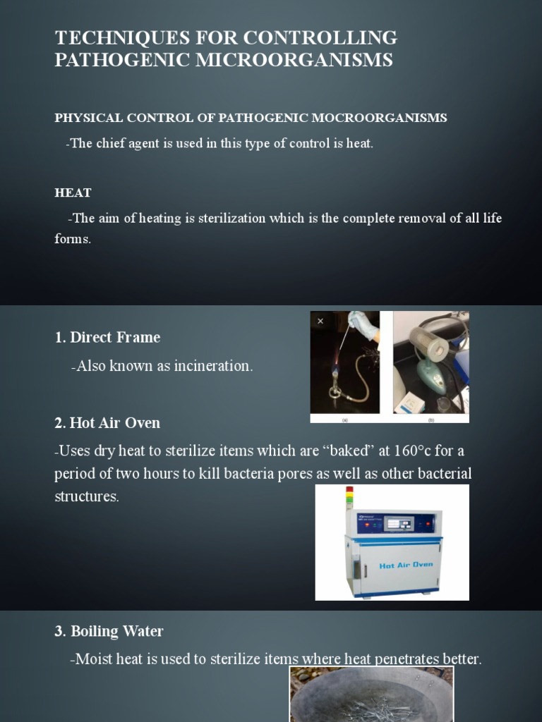 Techniques For Controlling Pathogenic Microorganisms | PDF ...