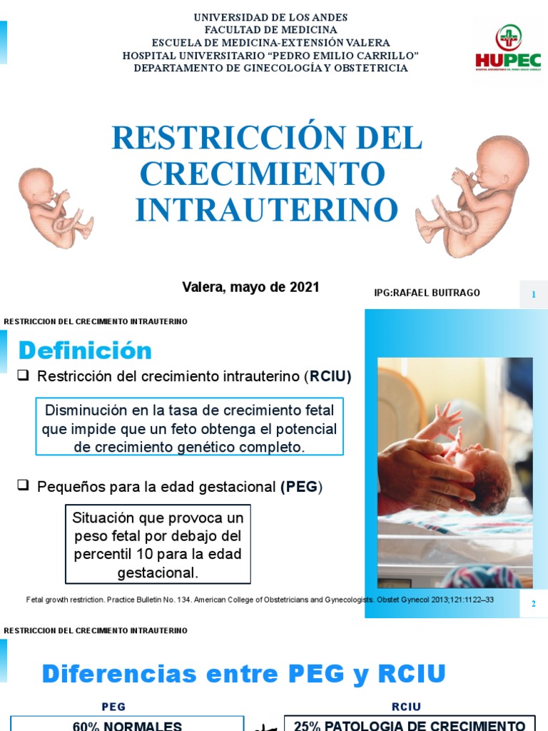RCIU | PDF | El embarazo | Medicina